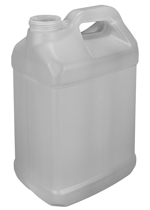 2.5 Gallon F-Style Natural HDPE Bottle With Cap - Best Containers