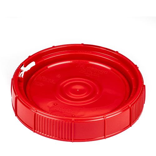 3.5, 5 Gallon Screw Top Lid, Red - Best Containers